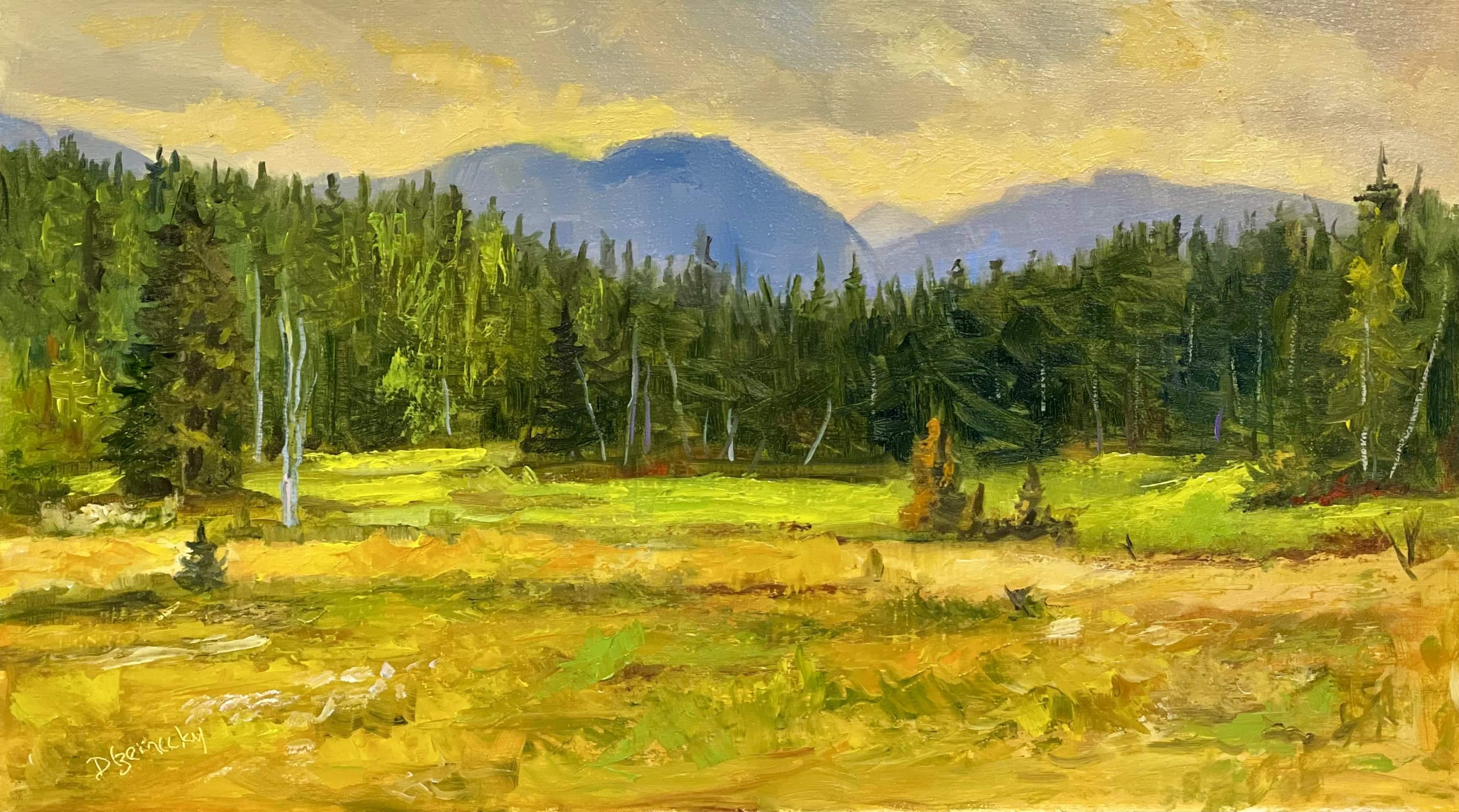 Alpine Meadow by Deborah Czernecky - Artists in Canada